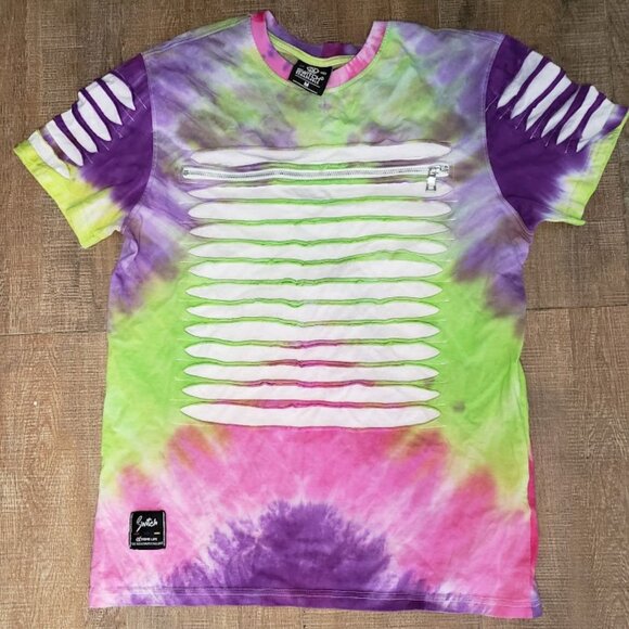 Switch Remarkable | Tops | Switch Remarkable Tie Dye Zipper Purple Pink ...